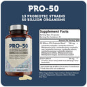 Probiotic 50 Billion CFU | Vitamin Bounty