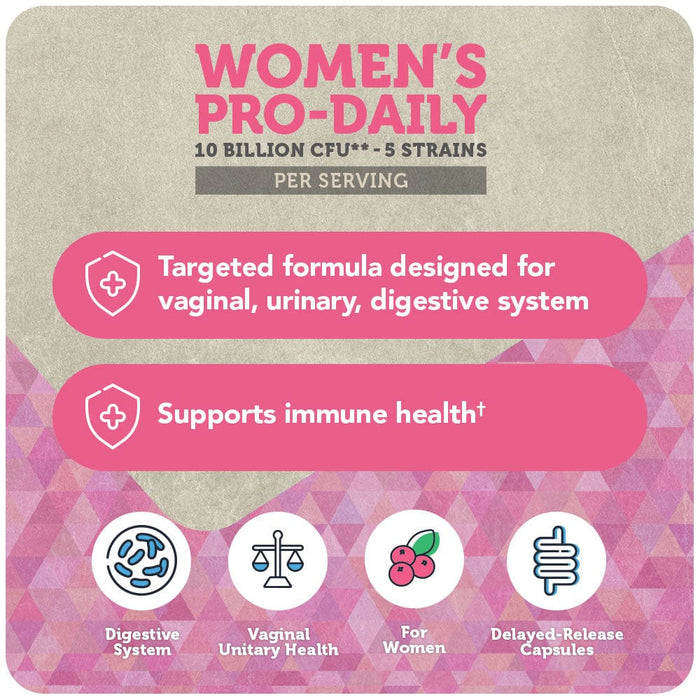 Women's Pro Daily Women Probiotic 10 Billion CFU | Vitamin Bounty