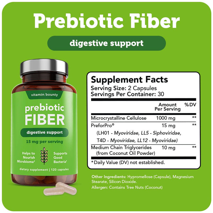 Prebiotic Digestive Supplement | Vitamin Bounty