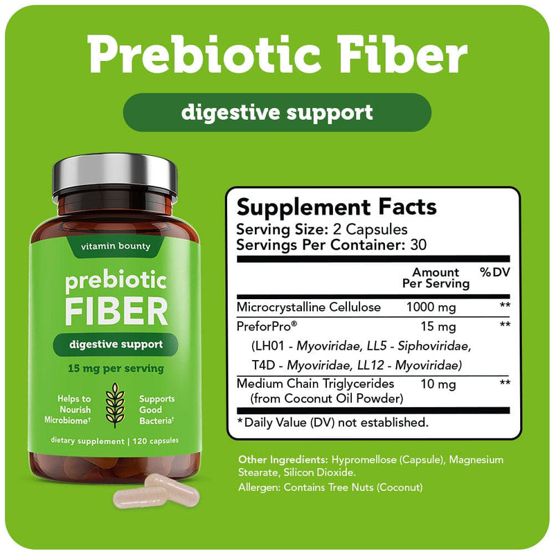 Prebiotic Digestive Supplement | Vitamin Bounty