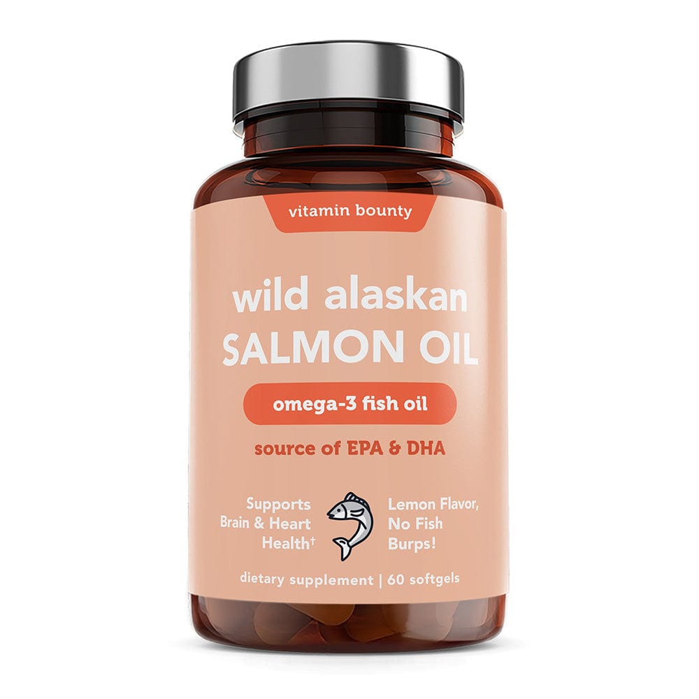 Wild Alaskan Salmon Oil Omega-3 Supplement | Vitamin Bounty